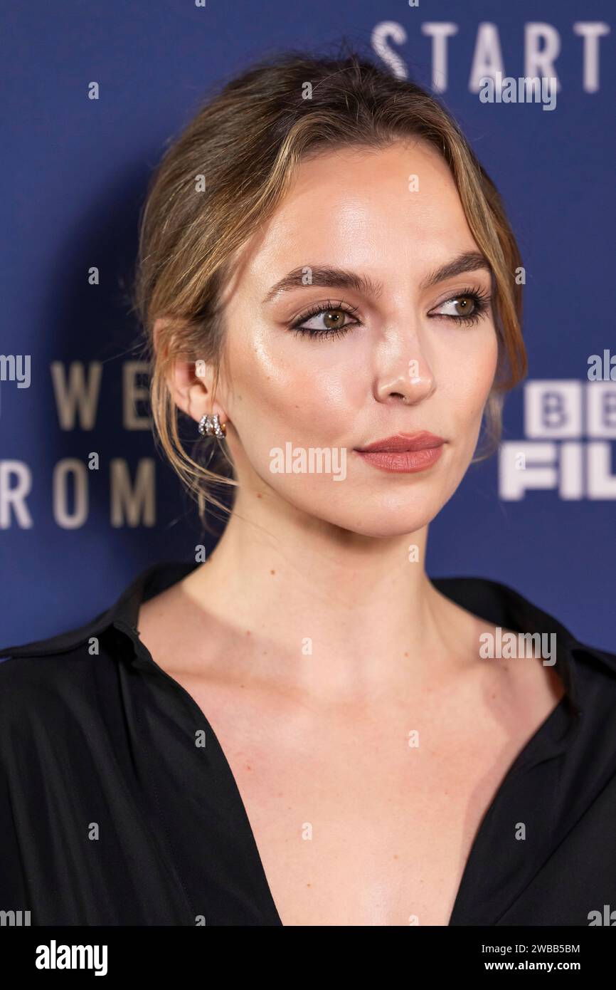 Jodie Comer poses for photographers upon arrival at the UK Gala ...