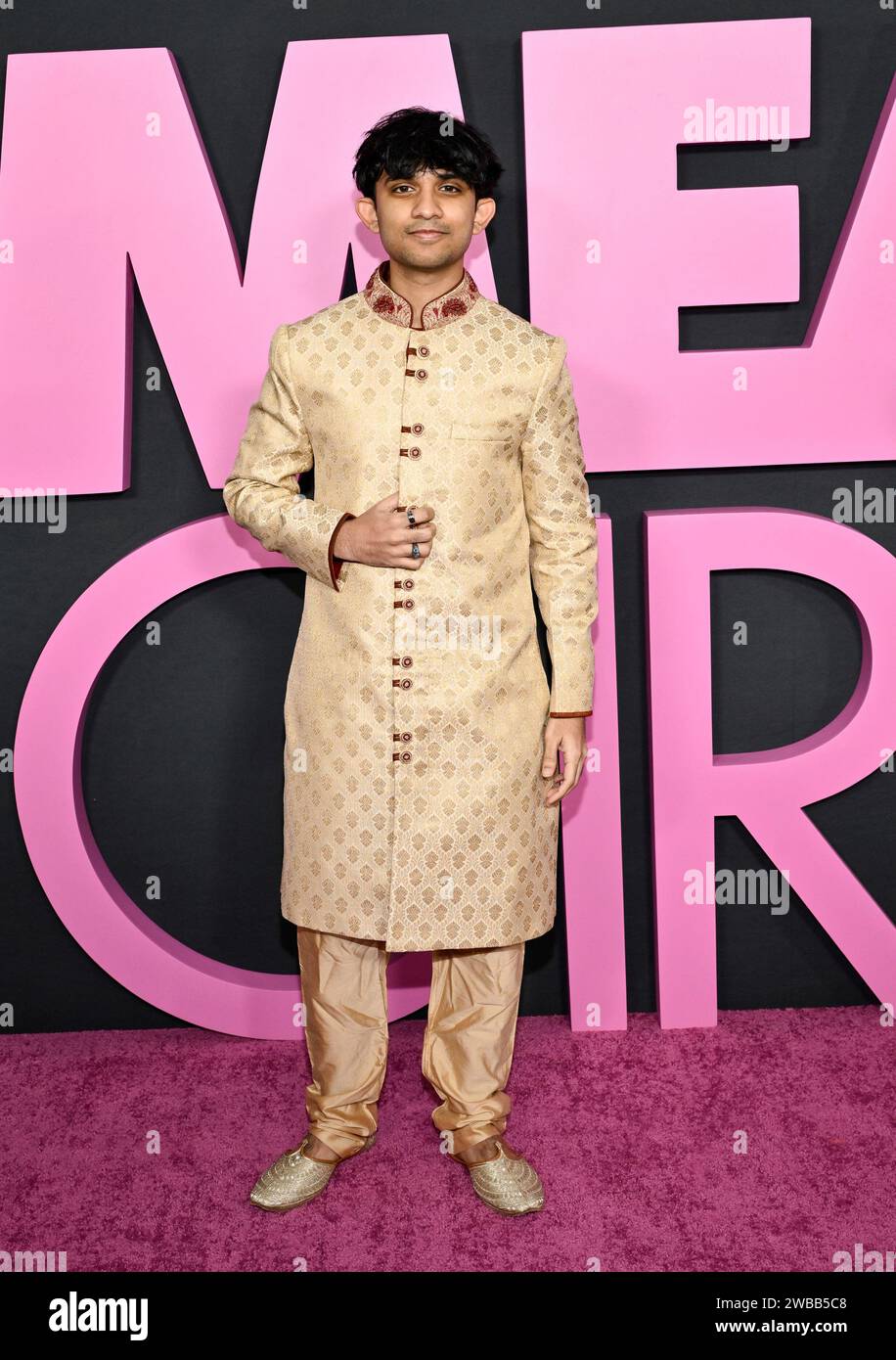 Mahi Alam attends the world premiere of "Mean Girls" at AMC Lincoln ...