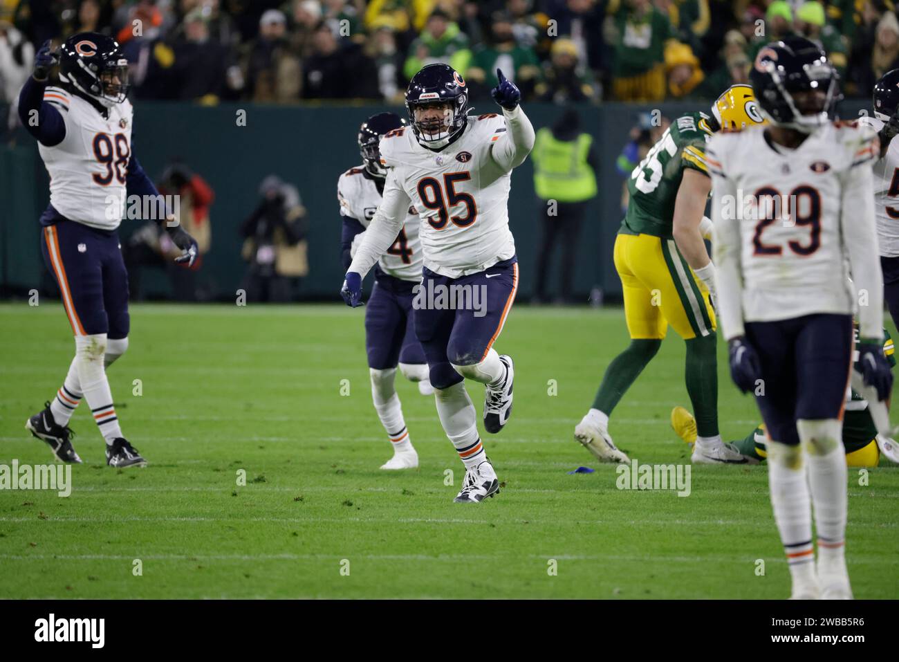 Chicago Bears defensive end DeMarcus Walker (95) during an NFL football ...