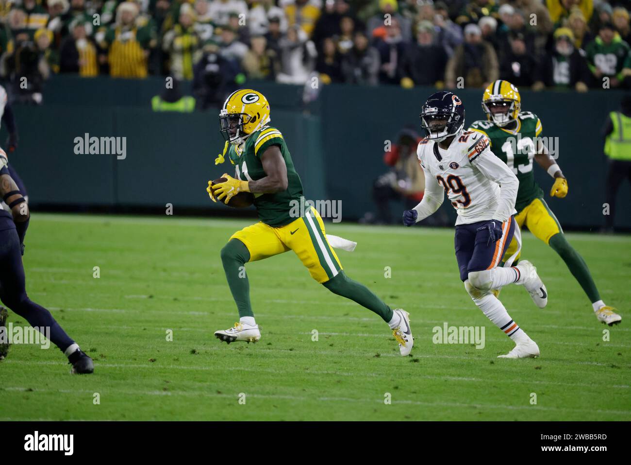 Green Bay Packers wide receiver Jayden Reed (11) during an NFL football ...