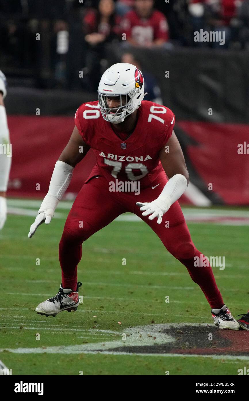 Arizona Cardinals offensive tackle Paris Johnson Jr. (70) during the ... Arizona Cardinals offensive tackle Paris Johnson Jr. (70) during the ...