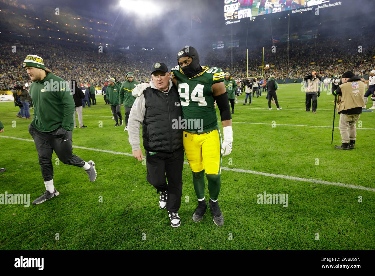 Green Bay Packers defensive end Karl Brooks (94) during an NFL football ...