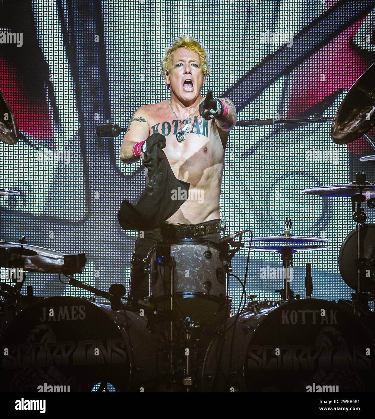 **FILE PHOTO** James Kottak, Drummer Of Scorpions, Has Passed Away. LAS ...