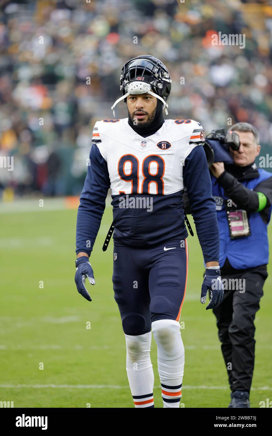 Chicago Bears defensive end Montez Sweat (98) during an NFL football ...