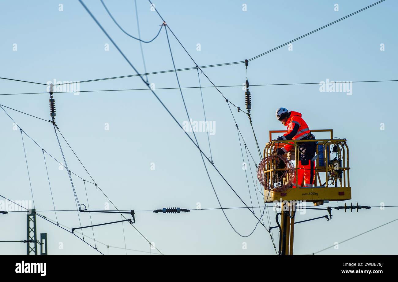 09 January 2024, Hesse, Mörfelden-Walldorf: A specialist carries out ...