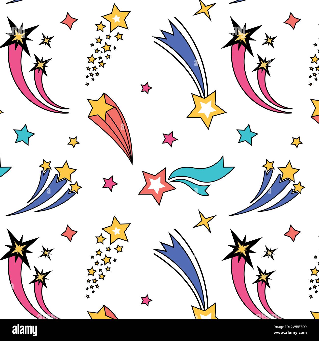 Comets trails Stock Vector Images - Alamy