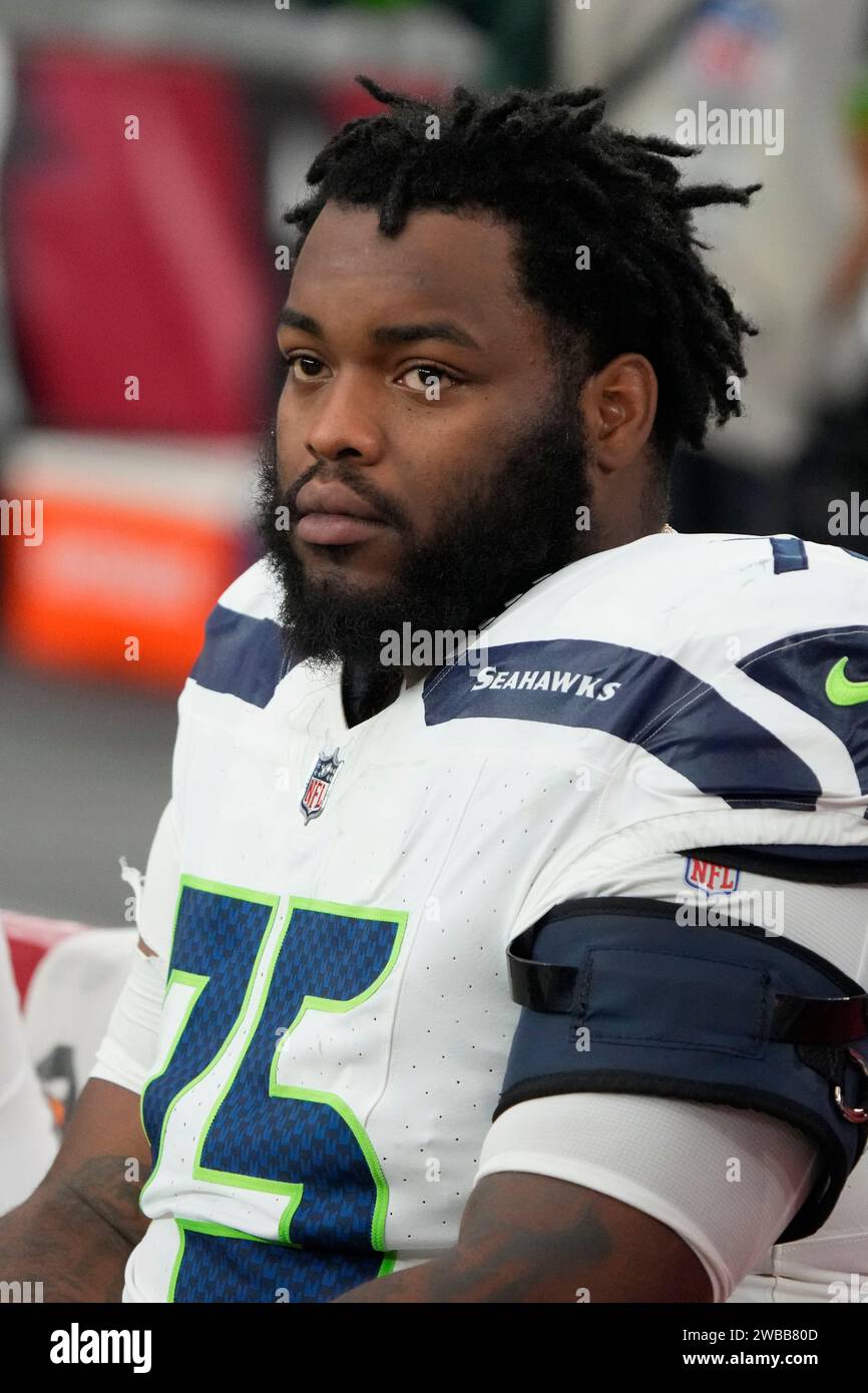 Seattle Seahawks guard Anthony Bradford (75) during the first half of ...