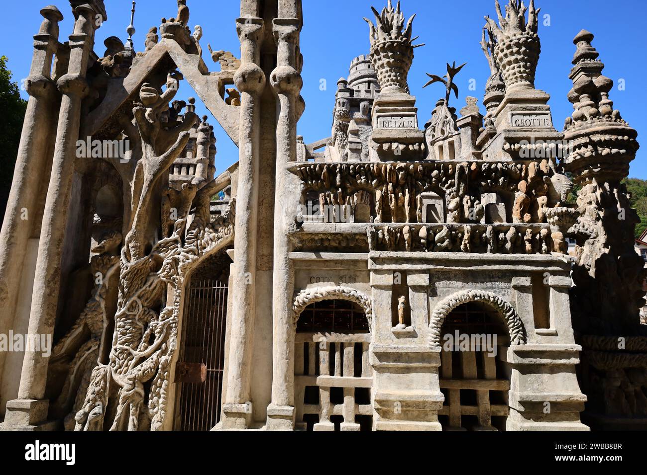 Ideal palace of the factor Cheval is a monument built in Hauterives by ...