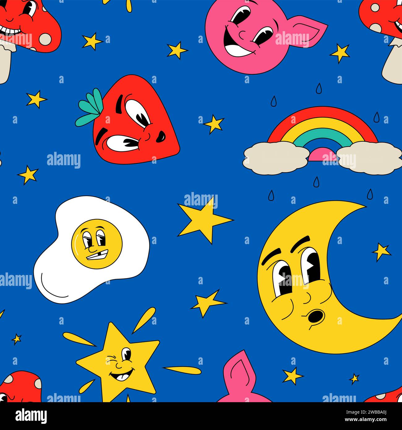 Collage faces Stock Vector Images - Alamy