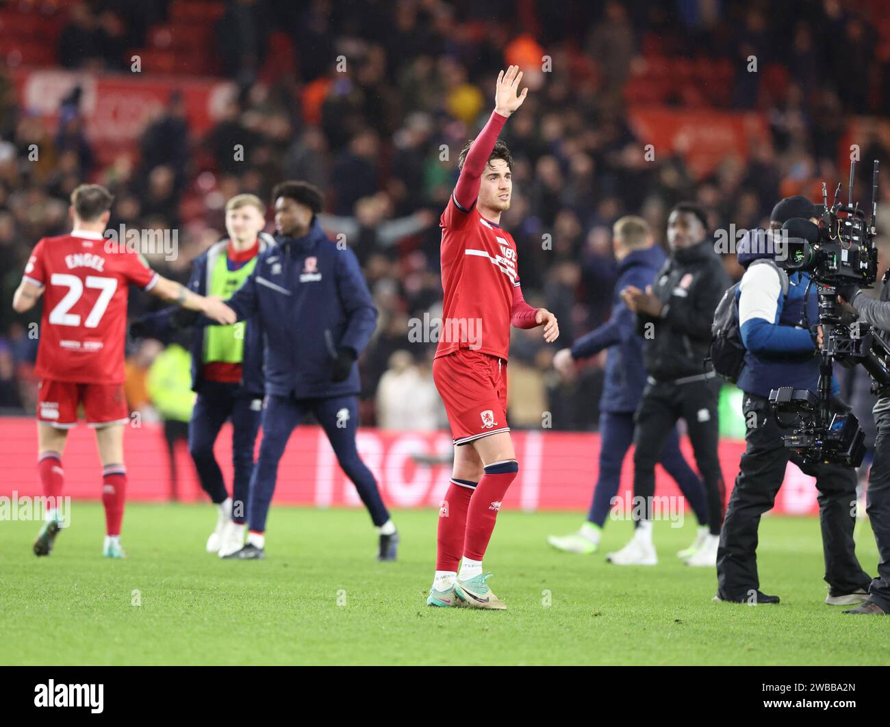 Hayden Hackney of Middlesbrough reacts after the Carabao Cup Semi Final ...