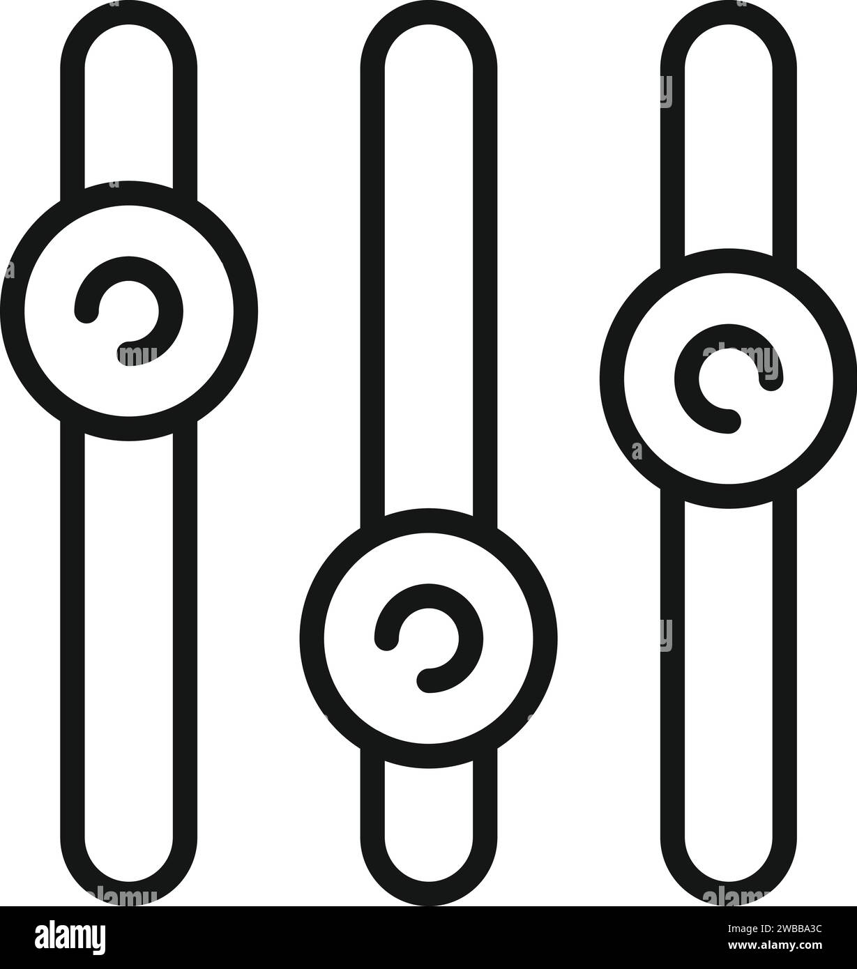 Clever content filter icon outline vector. Internet funnel. Creative ...