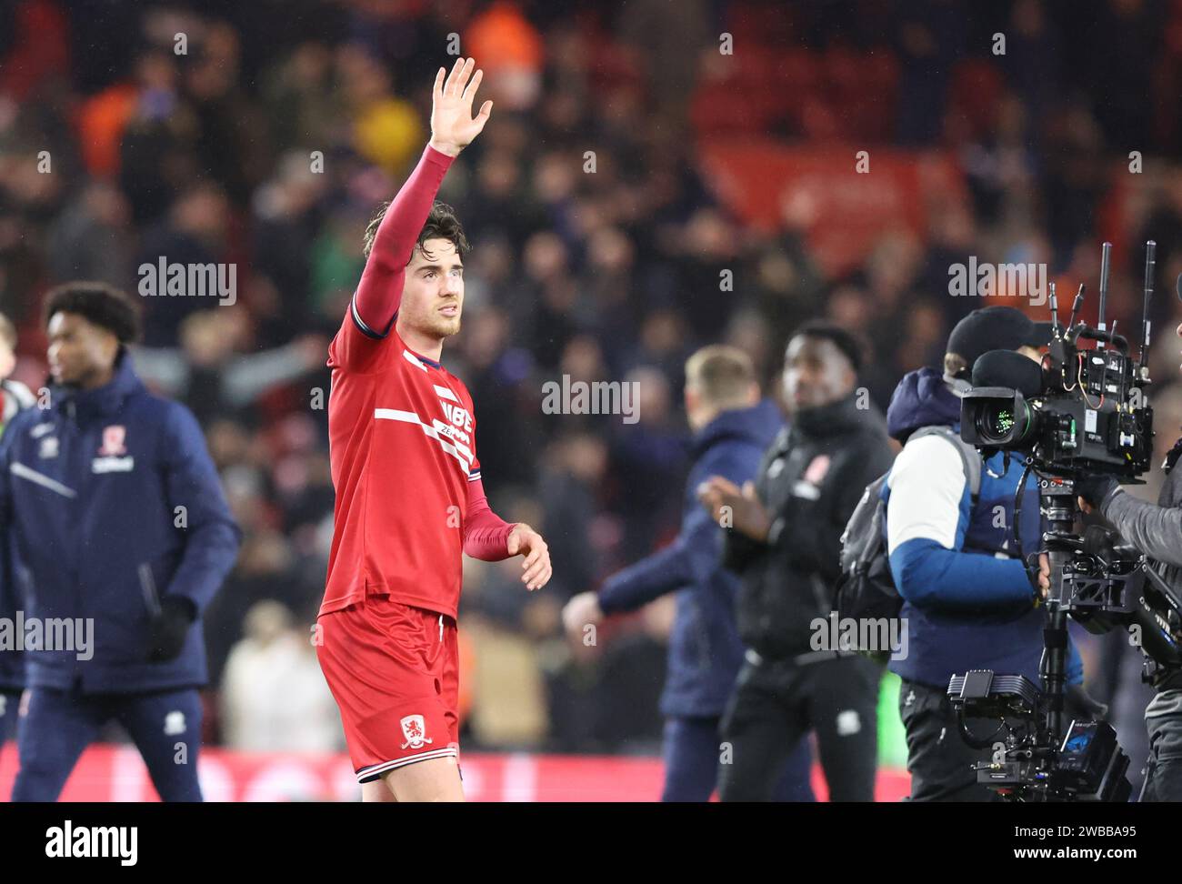 Hayden Hackney of Middlesbrough reacts after the Carabao Cup Semi Final ...