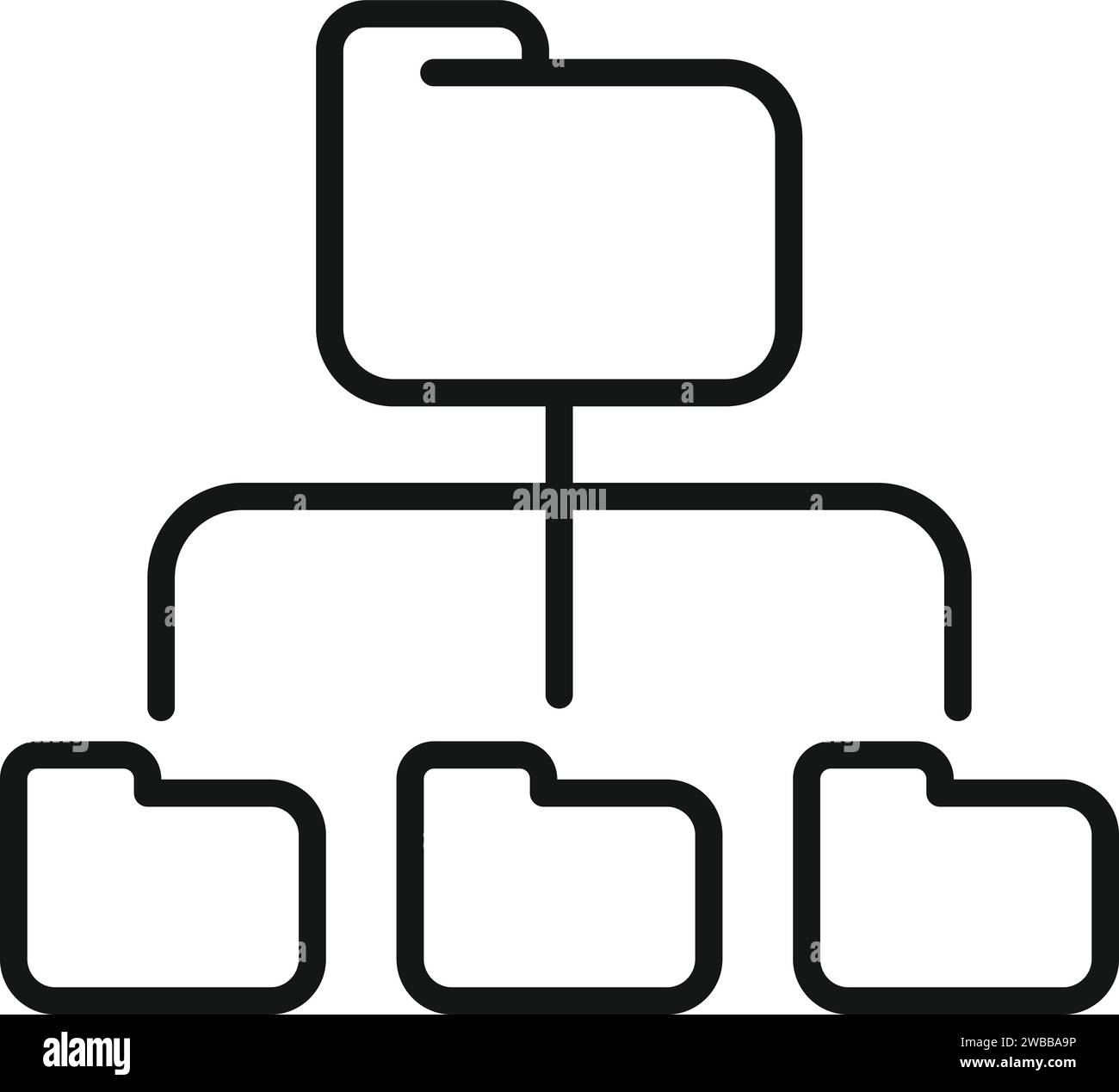Data folder scheme icon outline vector. Manage content filter. Strain ... Data folder scheme icon outline vector. Manage content filter. Strain ...