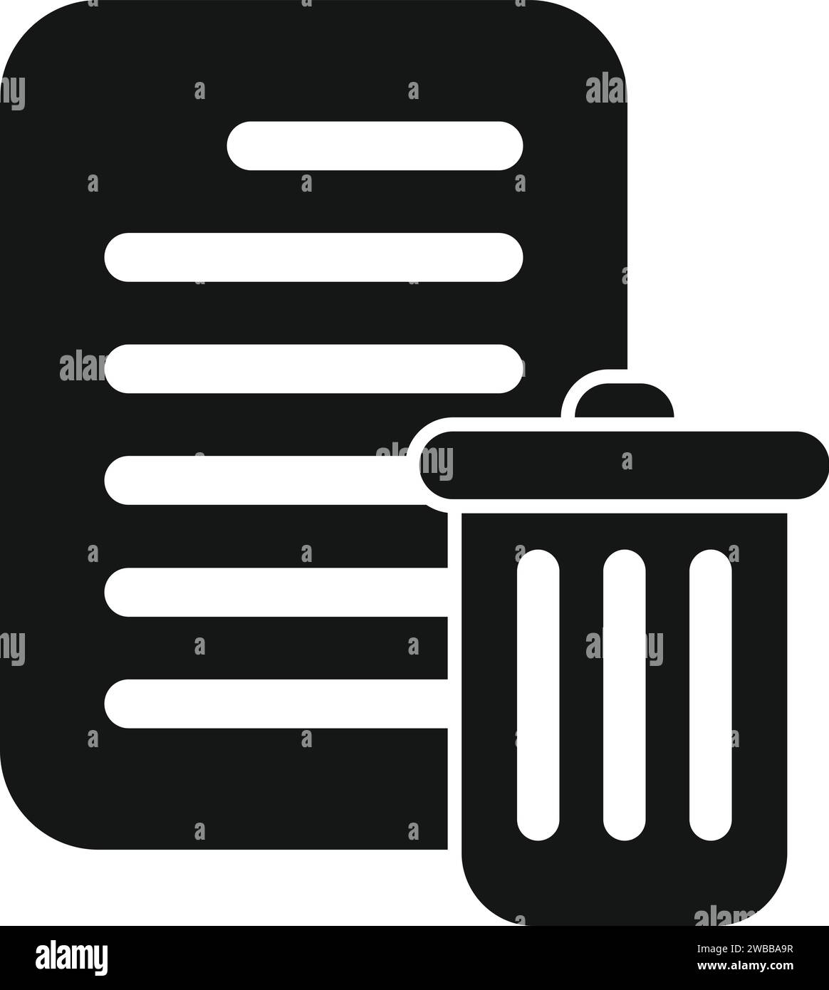 Garbage data bin icon simple vector. Input server. Network cloud Stock Vector Image & Art - Alamy