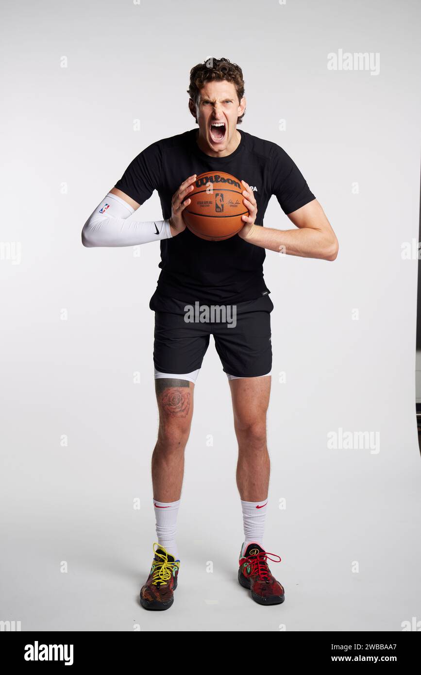 Mike Muscala poses for a portrait on October 2, 2023 in Washington, D.C ...