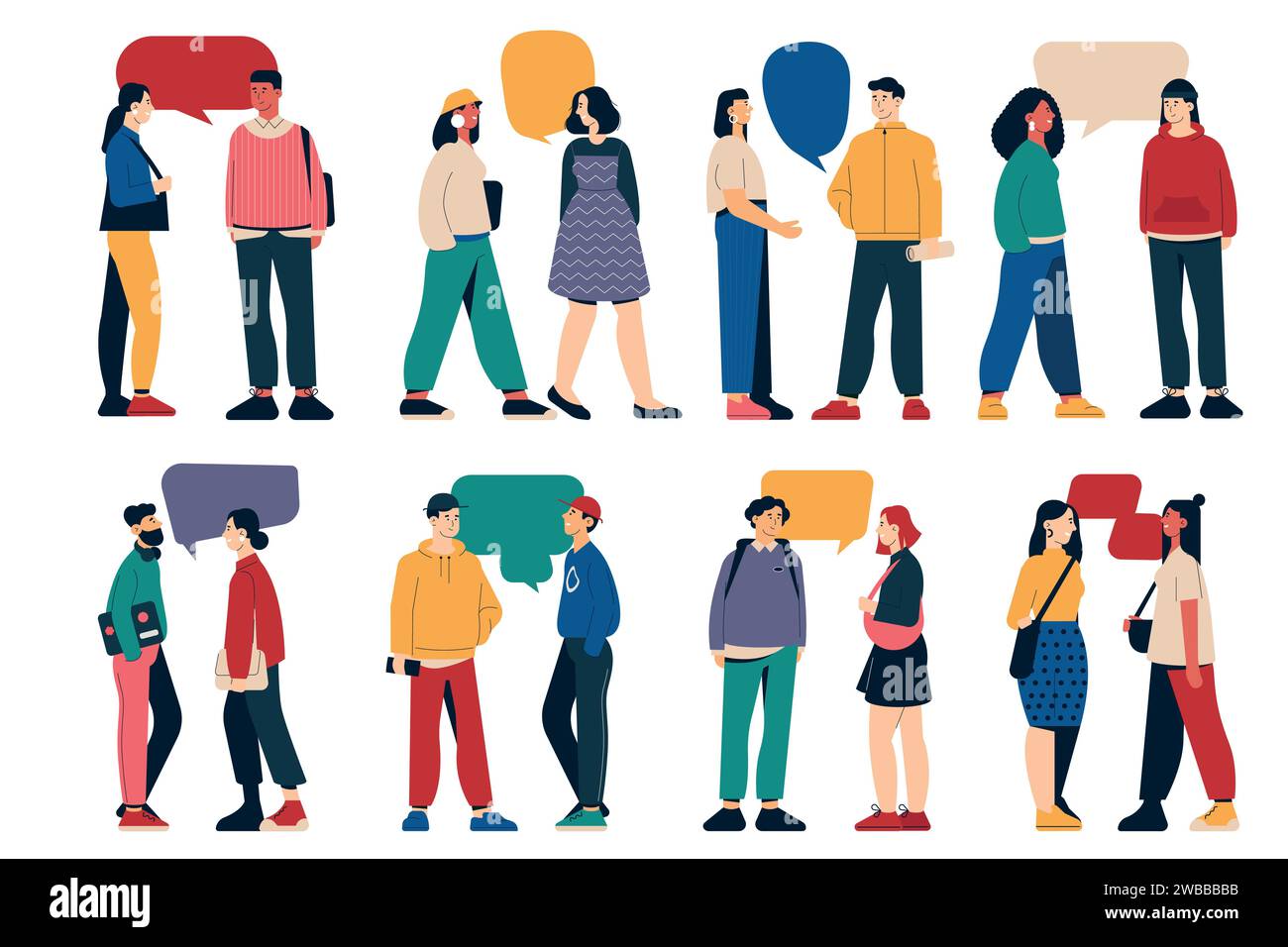Social caricature Cut Out Stock Images & Pictures - Alamy