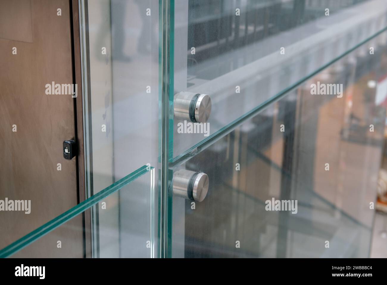 balustrade handrail glass, modern structure, architectural detail ...