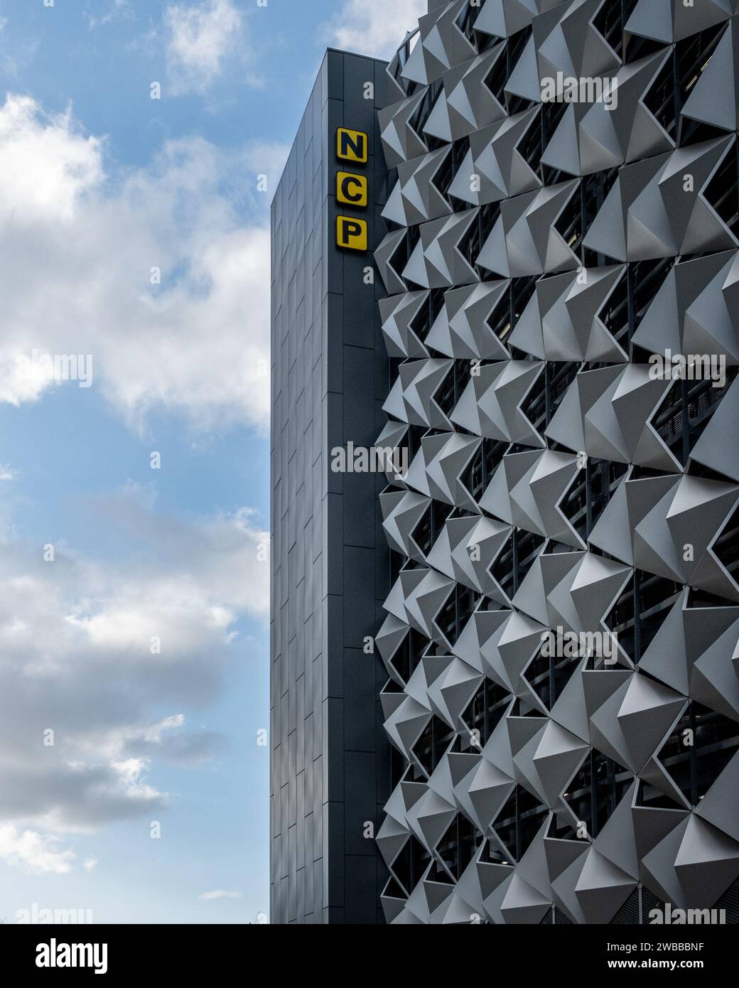 NCP Car Park in Manchester / Safford which has a decorative aluminum ...