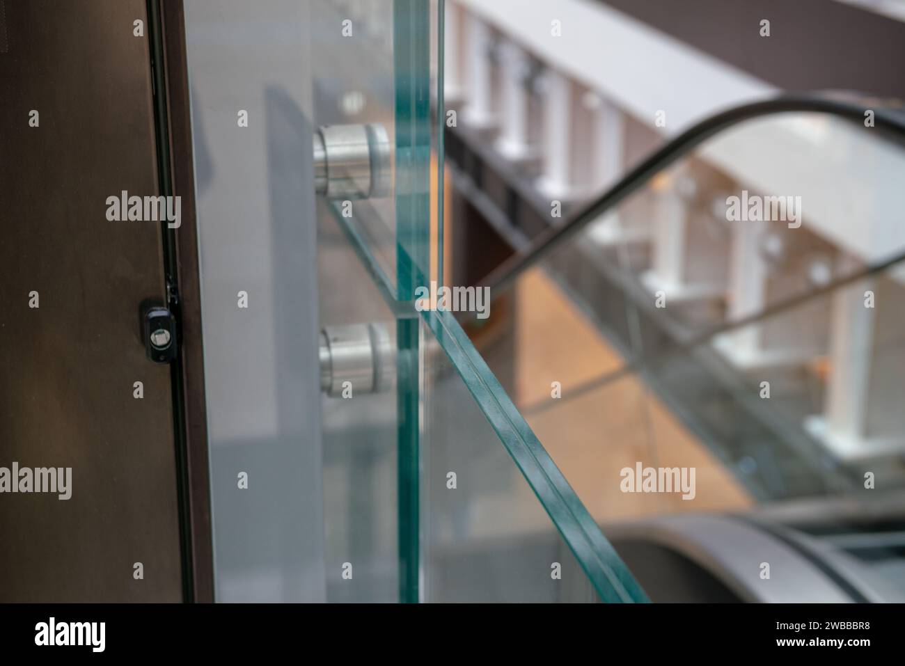 balustrade handrail glass, modern structure, architectural detail ...