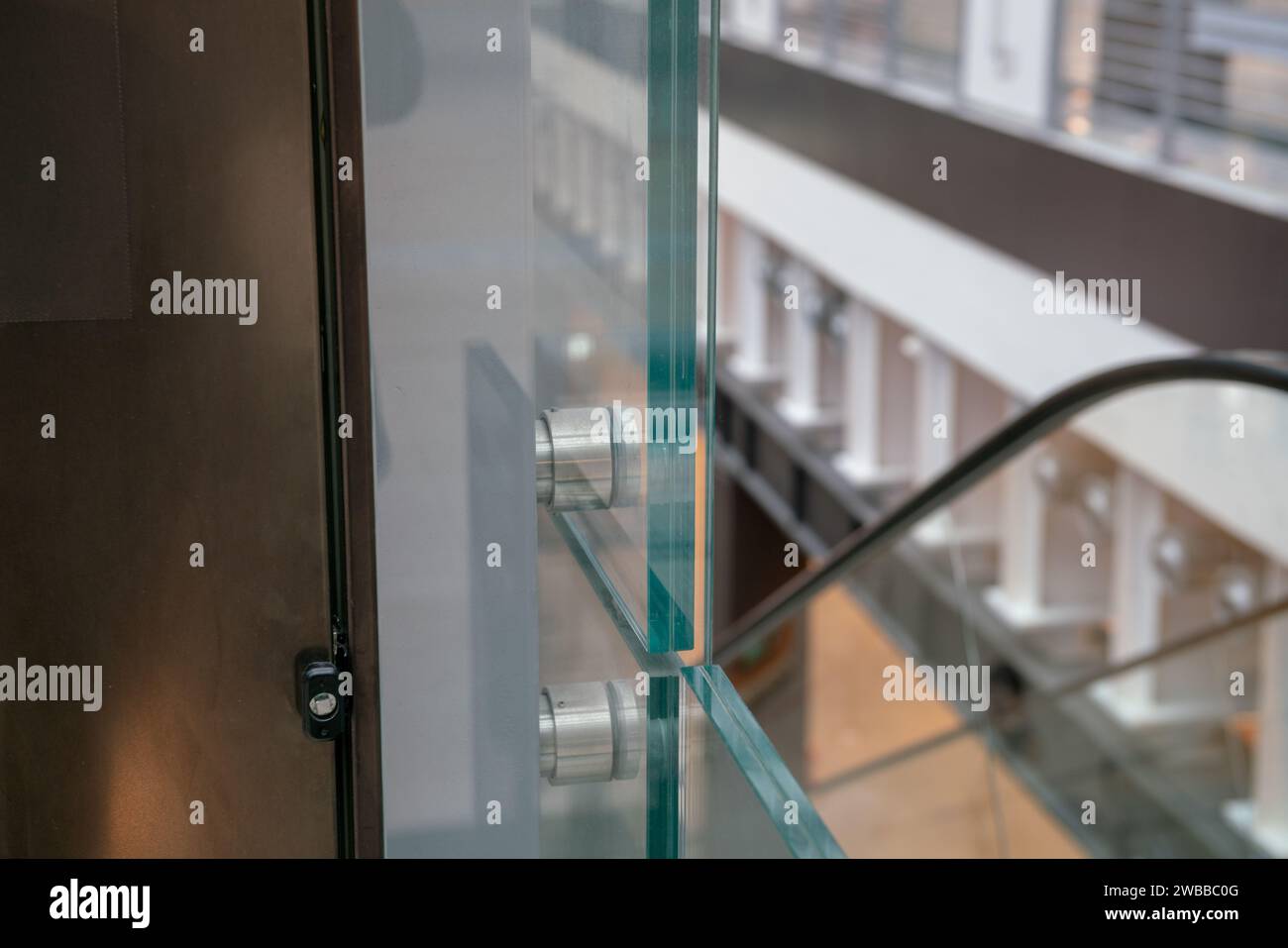 balustrade handrail glass, modern structure, architectural detail ...