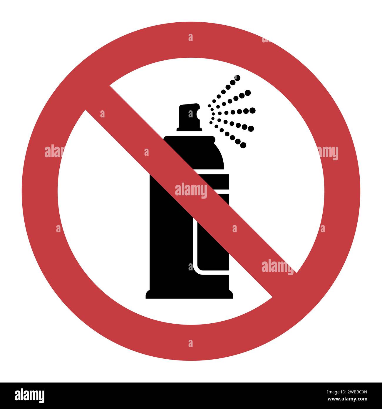 Spray can and danger sign hi-res stock photography and images - Alamy