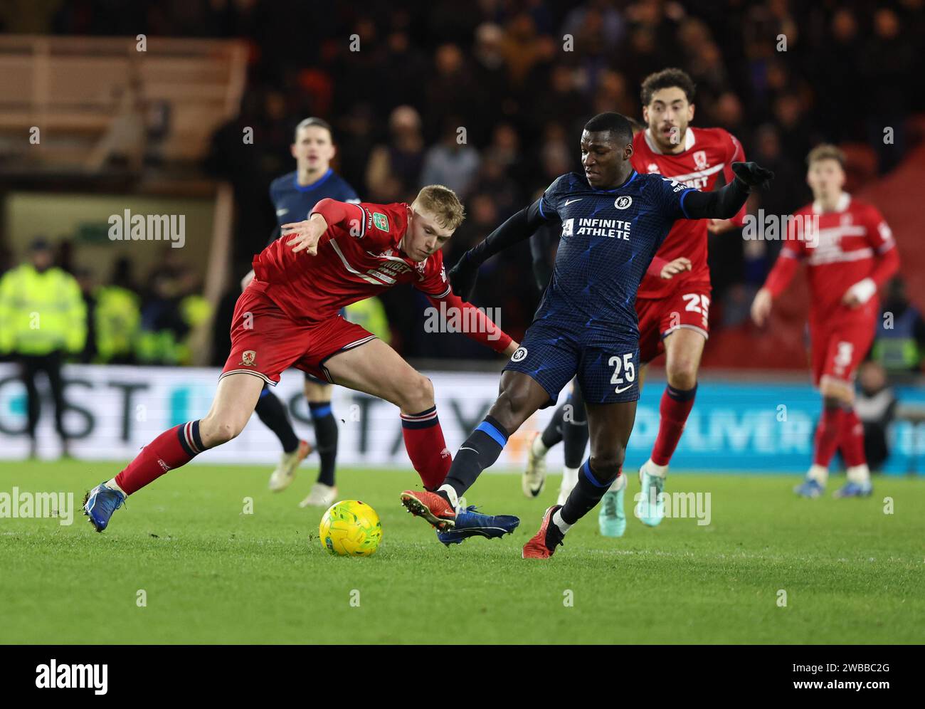 Middlesbrough, UK. 09th Jan, 2024. Josh Coburn of Middlesbrough In ...