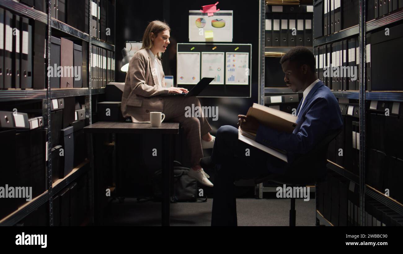 African american woman investigating crime hi-res stock photography and ...