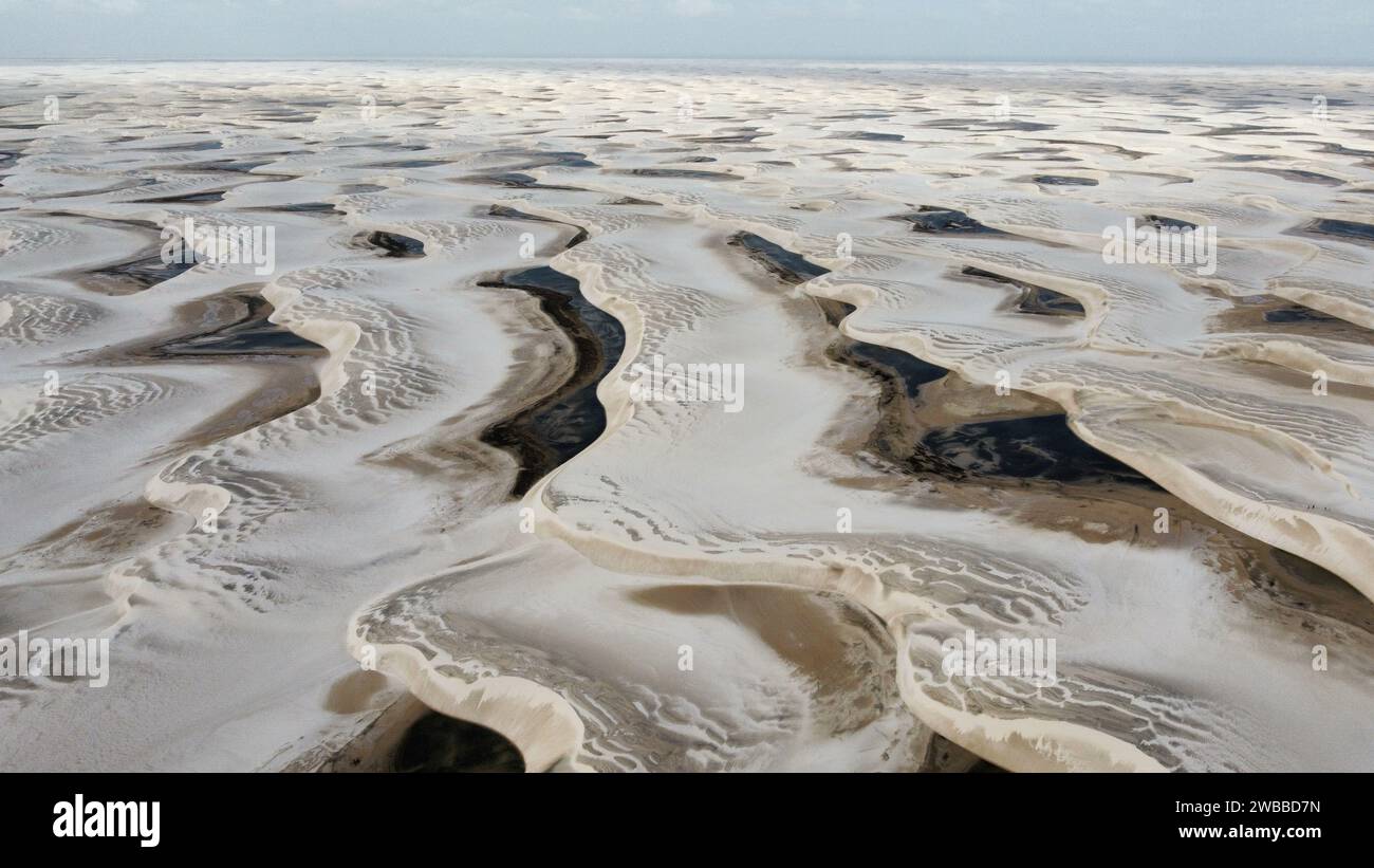 Lencois Maranhenses, the largest expanse of white sand dunes in Brazil ...