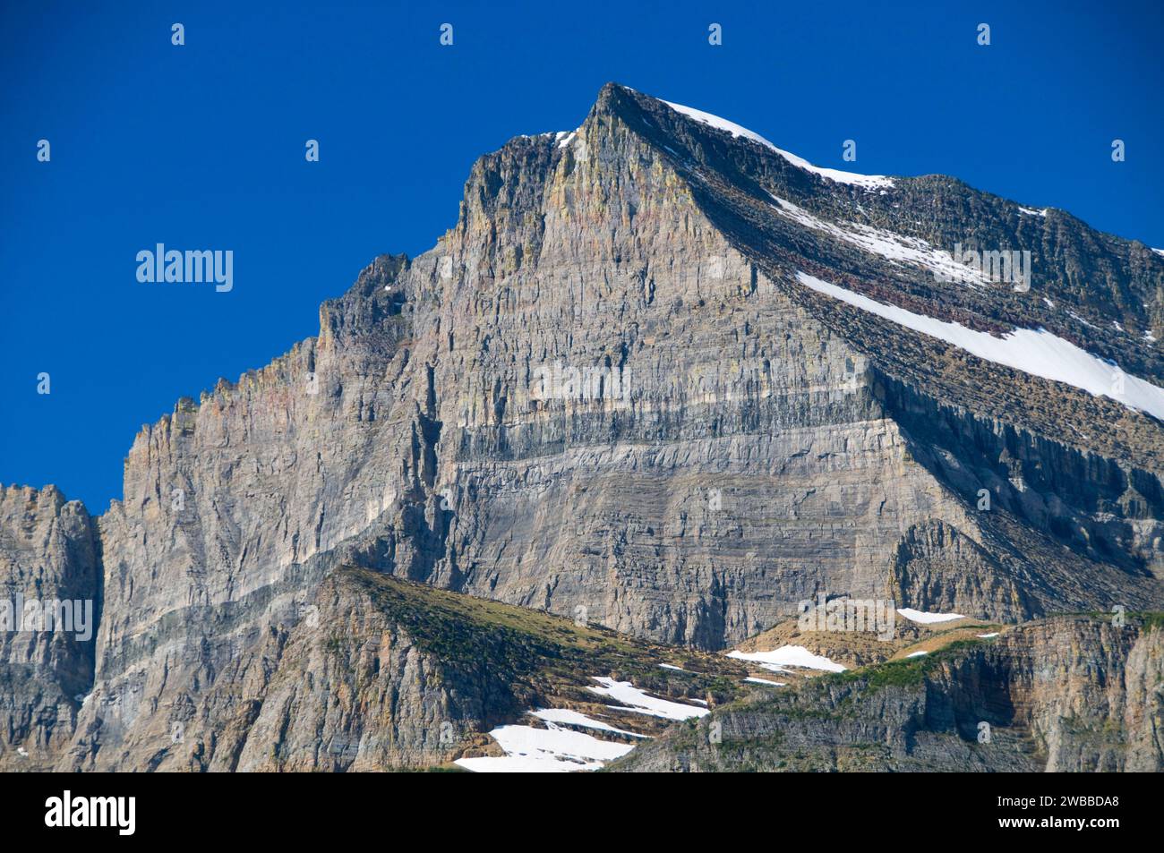 Glacier national park mount grinnell hi-res stock photography and ...