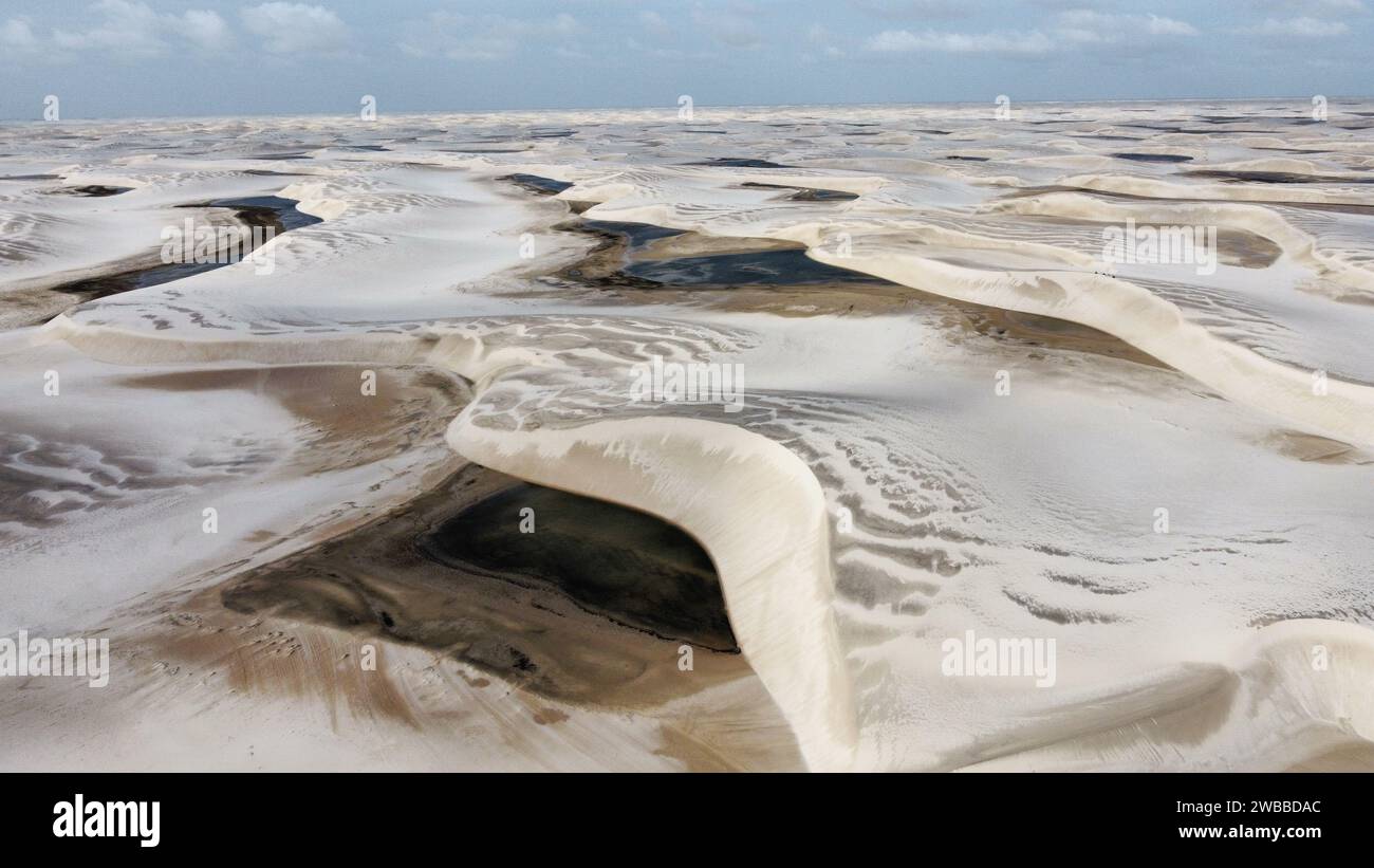 Lencois Maranhenses, the largest expanse of white sand dunes in Brazil ...