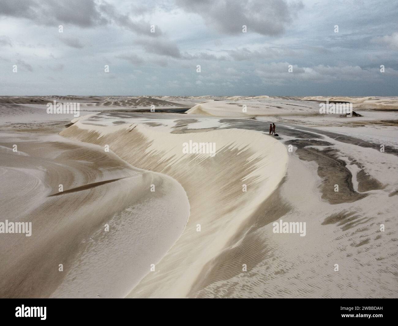 Lencois Maranhenses, the largest expanse of white sand dunes in Brazil ...