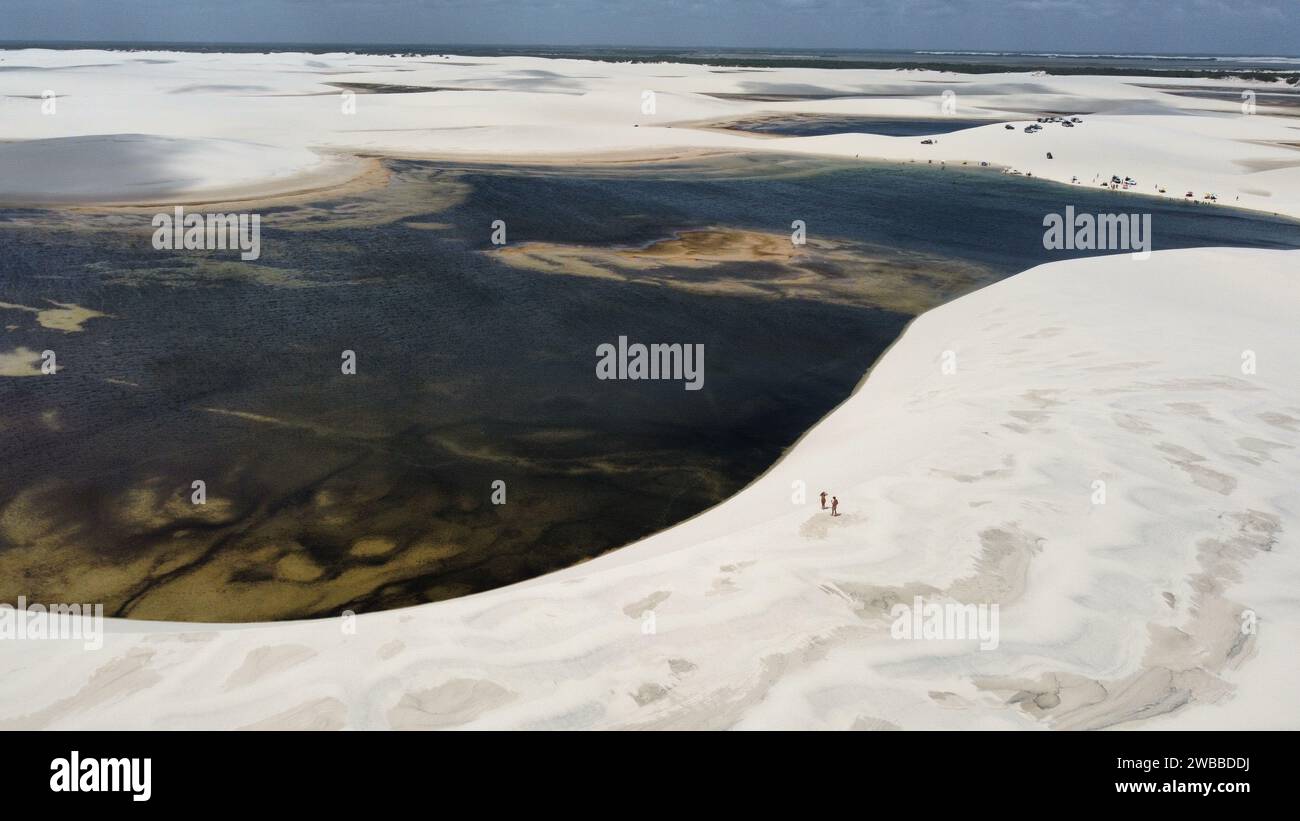 Lencois Maranhenses, the largest expanse of white sand dunes in Brazil ...