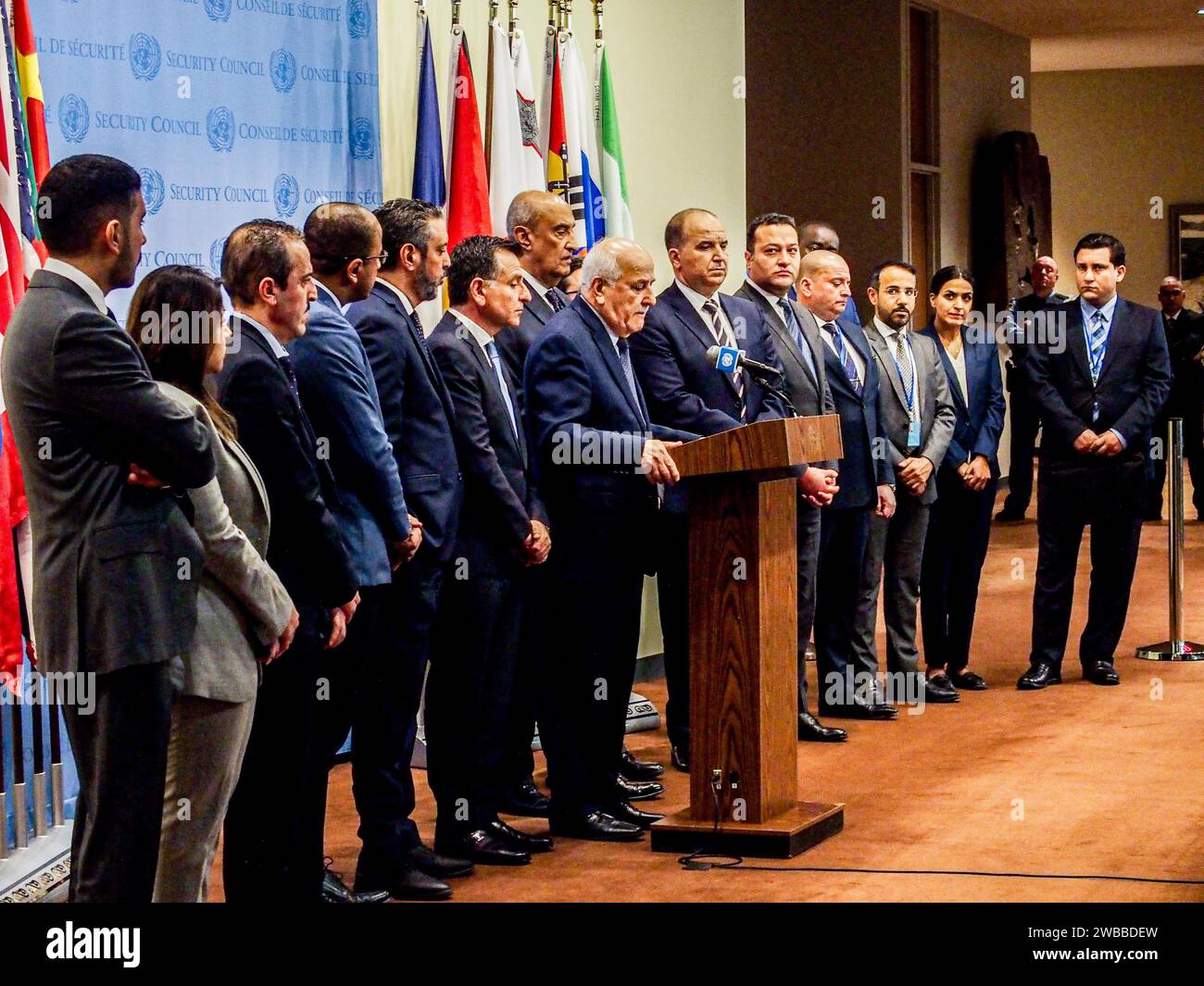 New York, New York, USA. 9th Jan, 2024. Permanent Representative of ...