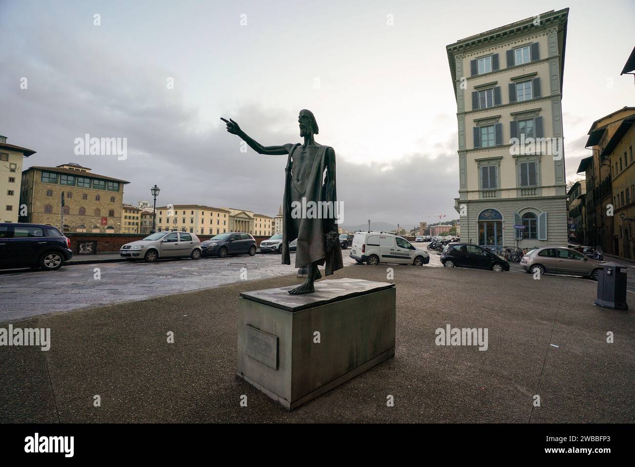 Giuliano Vangi - Statue of San Giovanni Battista (Firenze Stock Photo ...