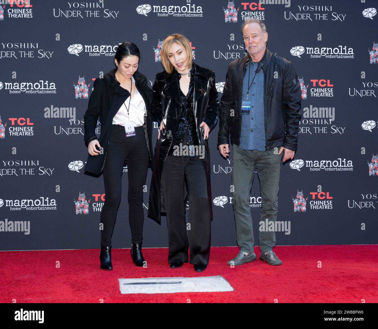January 9, 2024, Hollywood, California, Usa: Rika Broccoli, Yoshiki and ...