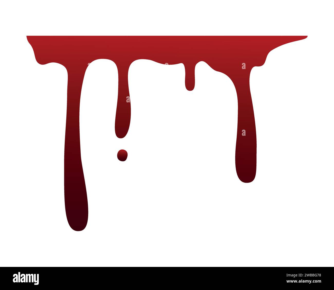 Dripping blood line Stock Vector Images - Alamy
