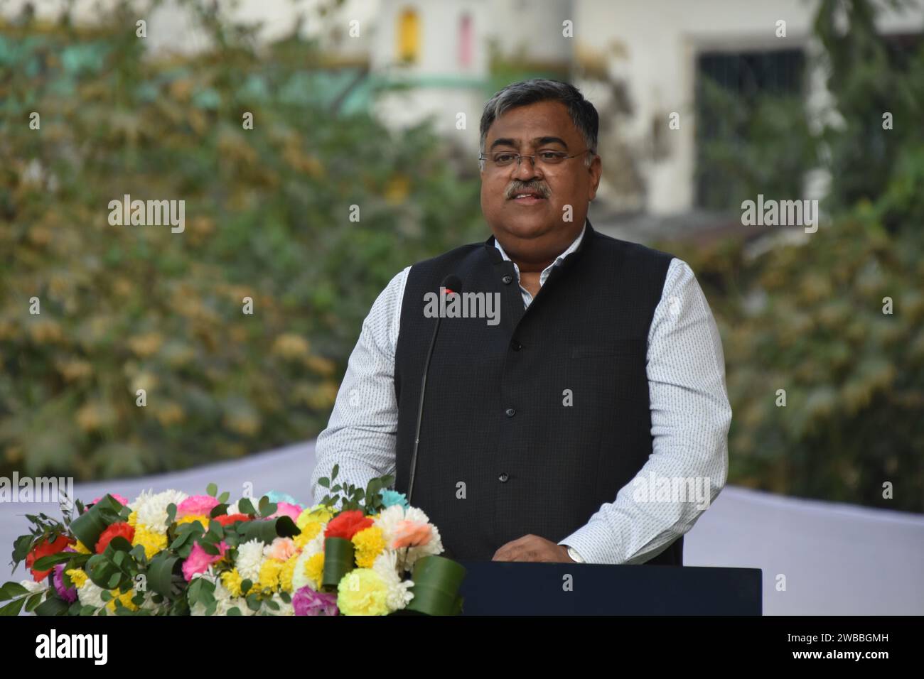 Arijit Dutta Chowdhury, Director General, National Council of Science Museums (NCSM) delevering ...