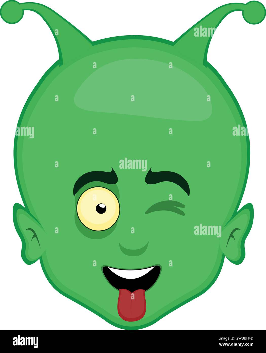 Extraterrestrial winking hi-res stock photography and images - Alamy