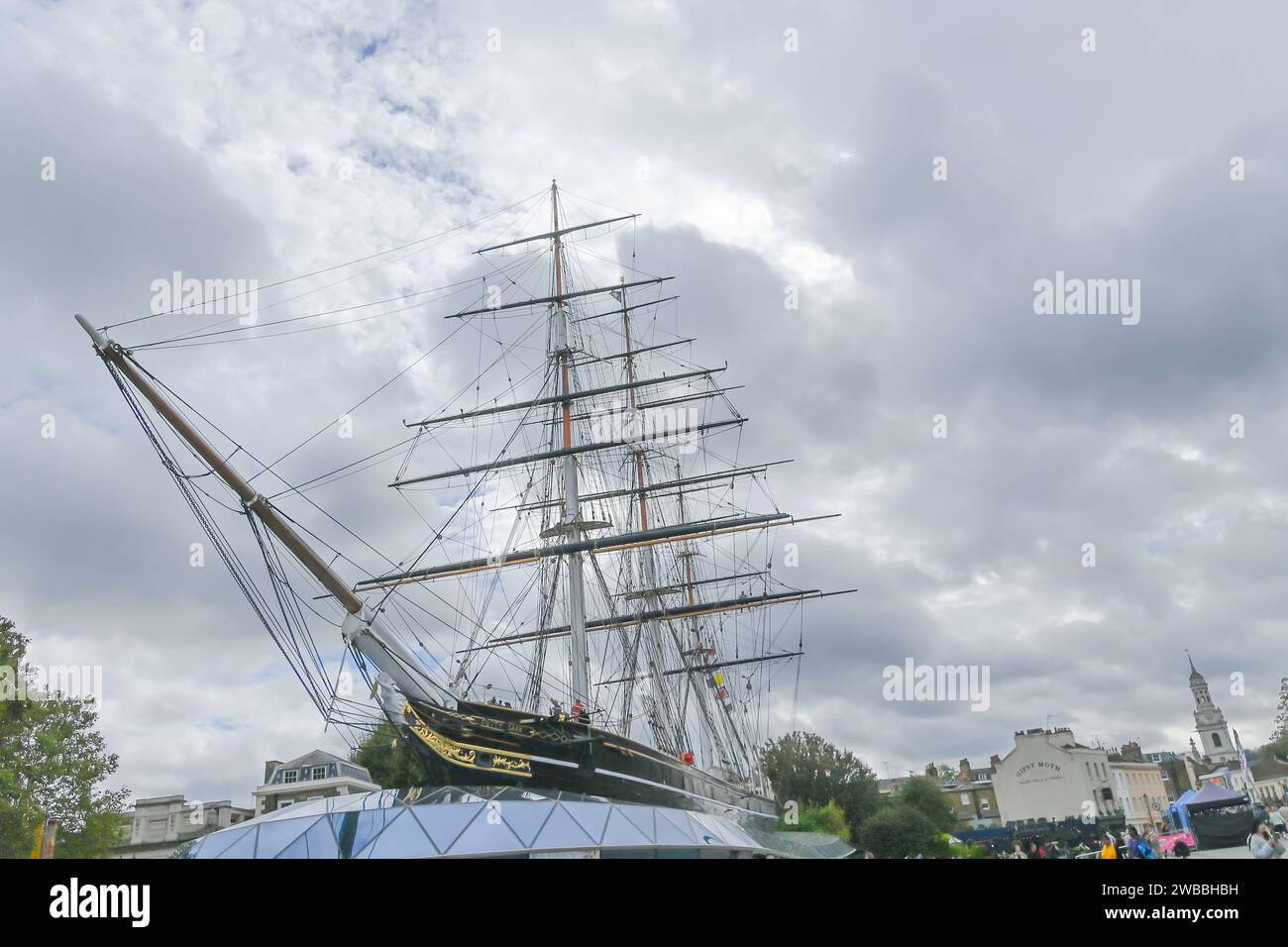 Greenwich, London, Cutty Sark is a British clipper ship. She was one of ...