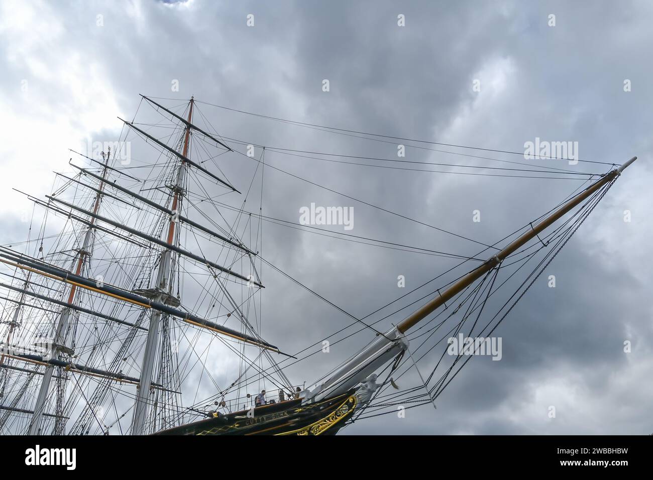 Greenwich, London, Cutty Sark is a British clipper ship. She was one of ...