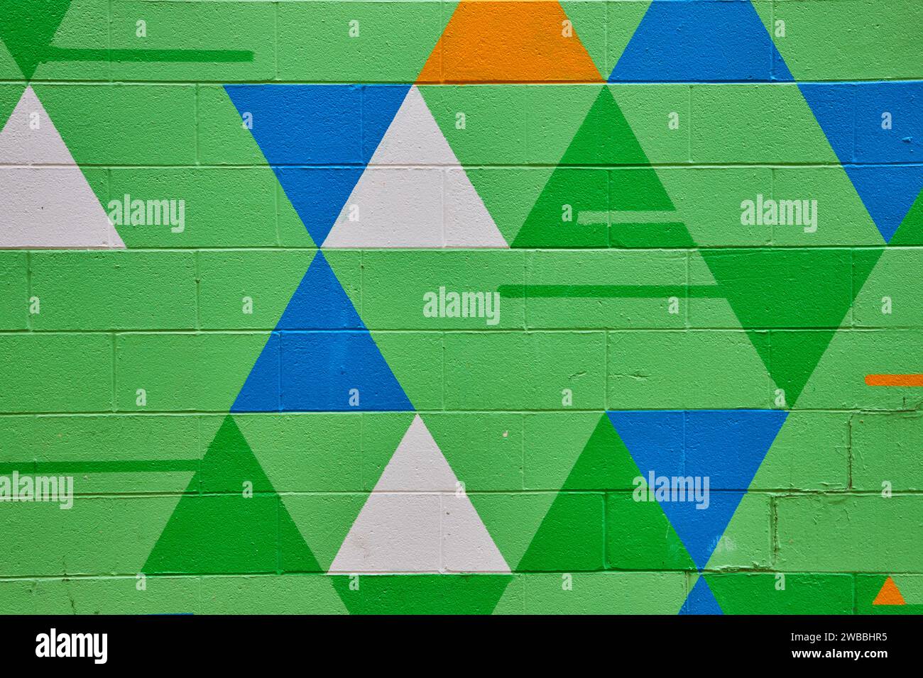 Colorful Geometric Mural Texture, Vibrant Abstract Triangle Pattern ...