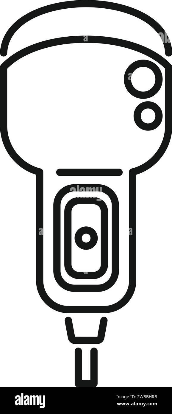 Sonogram device icon outline vector. Woman pregnant care. Ultra sound ...