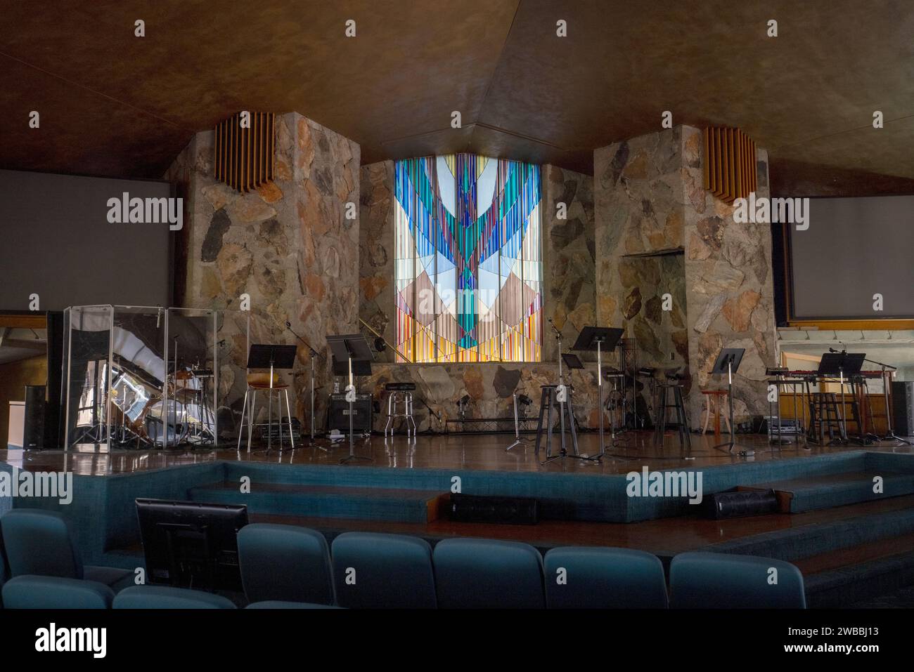 Frank Lloyd Wright designed First Christian Church in Phoenix, Arizona ...