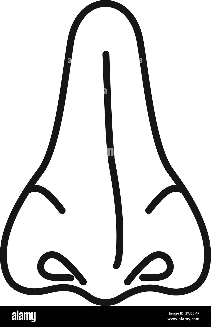 Nose and anatomy and 3d Stock Vector Images - Alamy