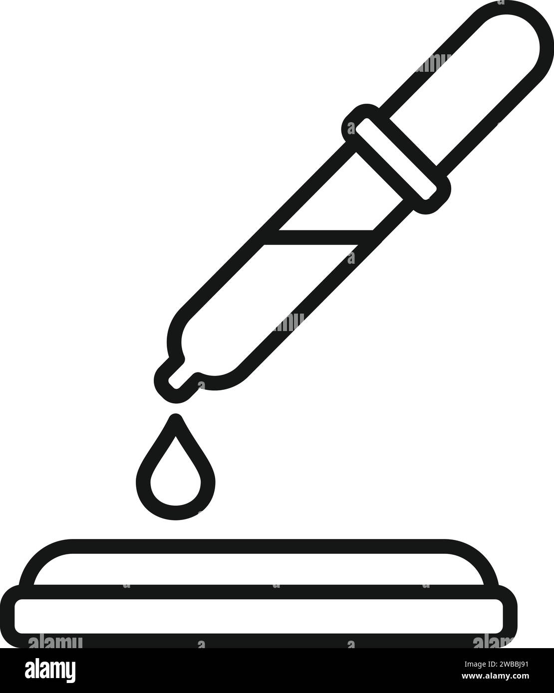 Science Medical Blood Dropper Icon Simple Vector Future Dna Human
