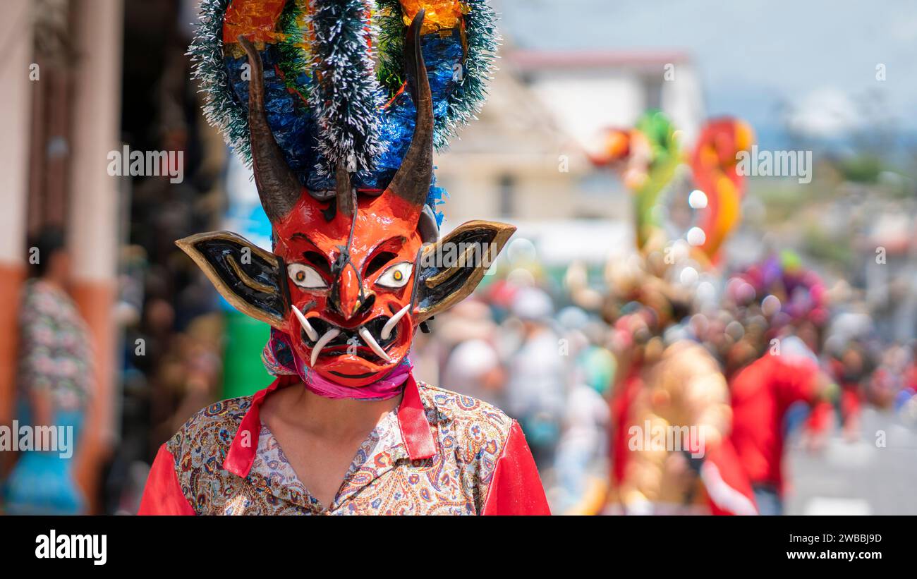 Red devil mask in carnival hi-res stock photography and images - Alamy