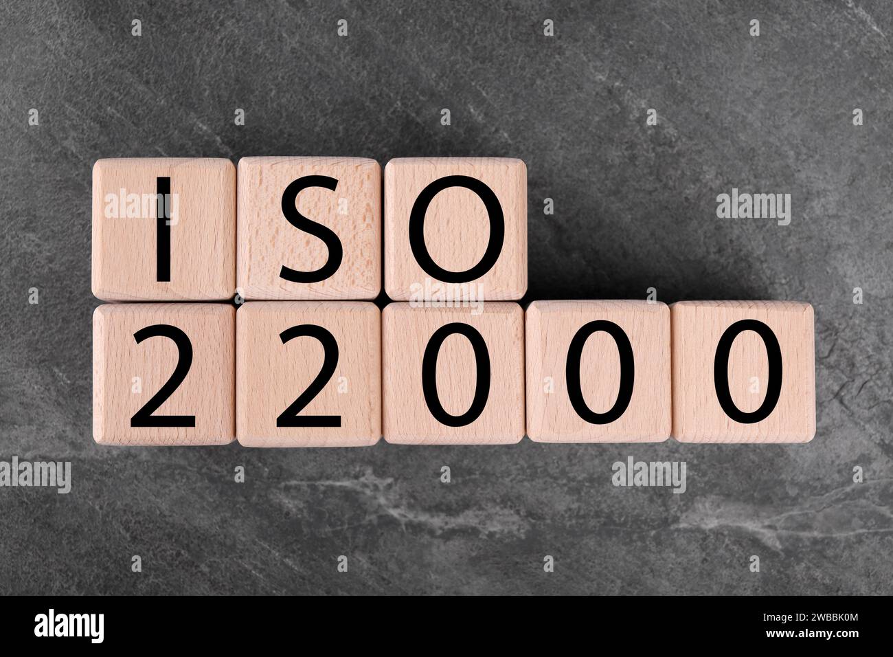 International Organization for Standardization. Cubes with abbreviation ...