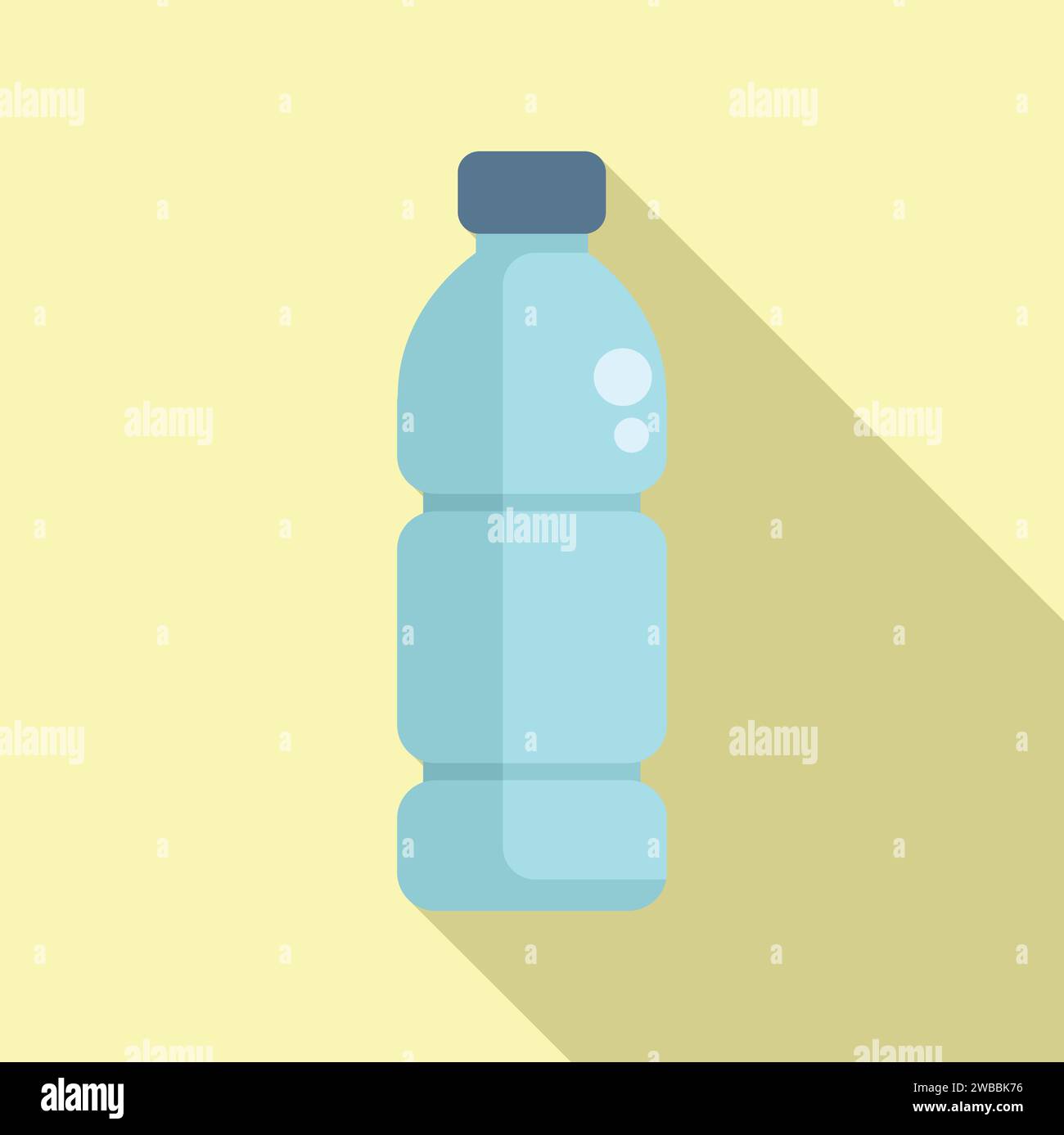 Water bottle mineral drink icon flat vector. Vending machine. Snack ...