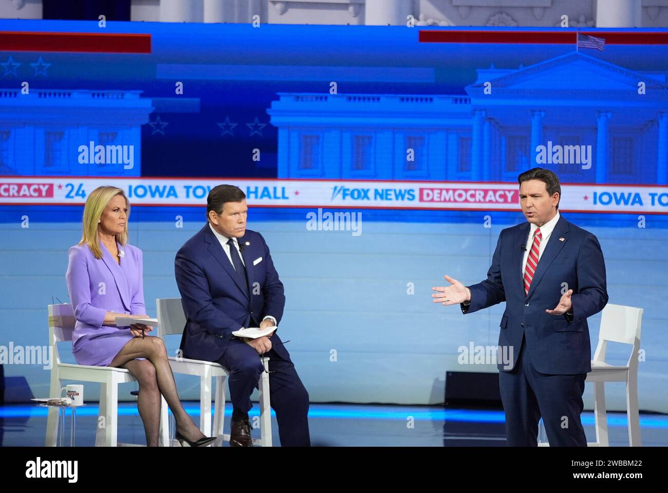 Republican presidential candidate Florida Gov. Ron DeSantis speaks ...