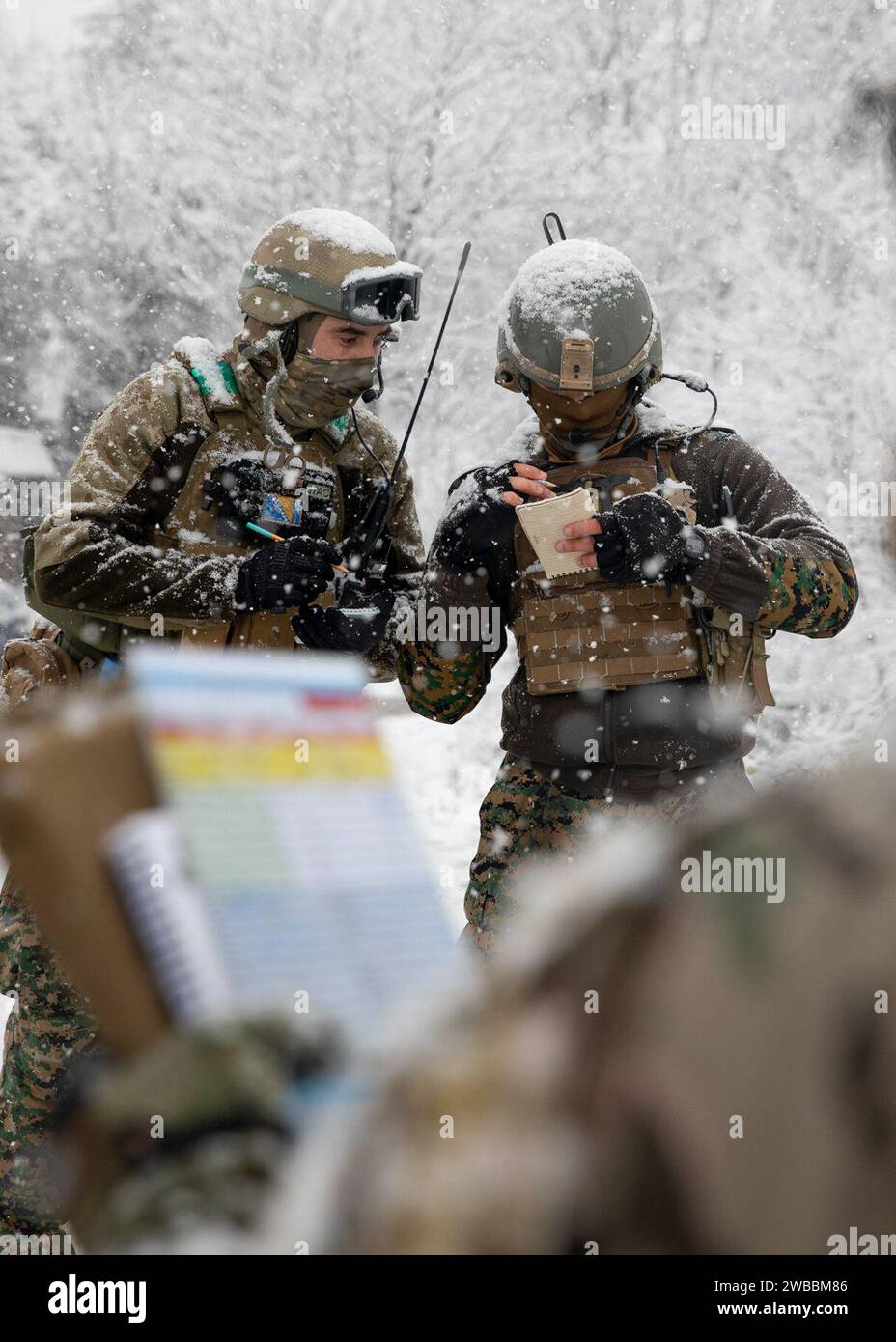 Joint terminal attack controllers with Armed Forces of Bosnia and Herzegovina (BiH), coordinate ...